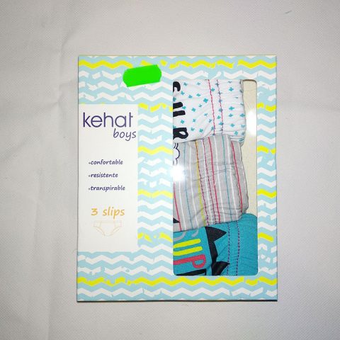 Pack de 3 slips niño Kehat - Nannycouture