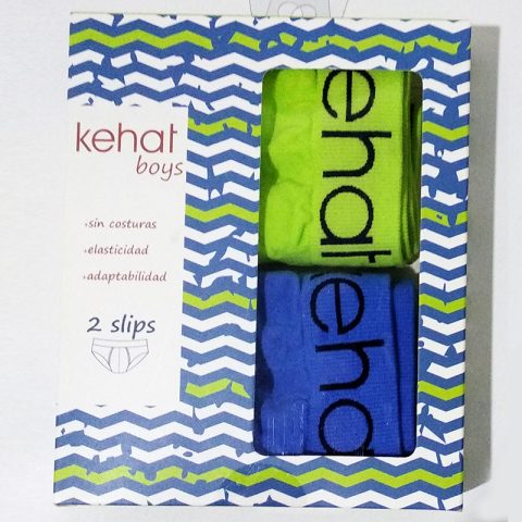 Pack 2 Slips Kehat algodón-Lycra - Nannycouture